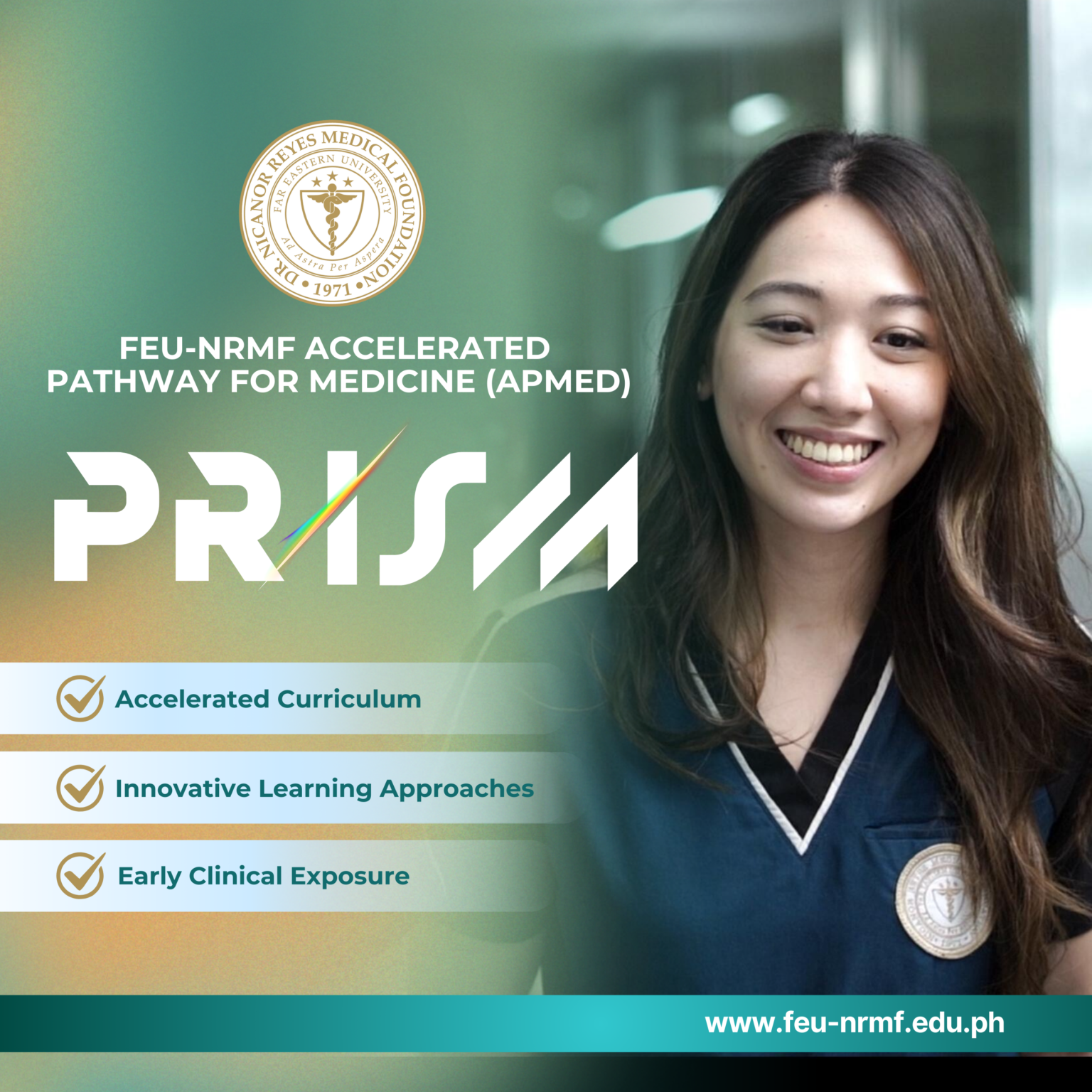 Accelerated pathway for Medicine (ApMED) P.R.I.S.M - FEU-Dr. Nicanor ...